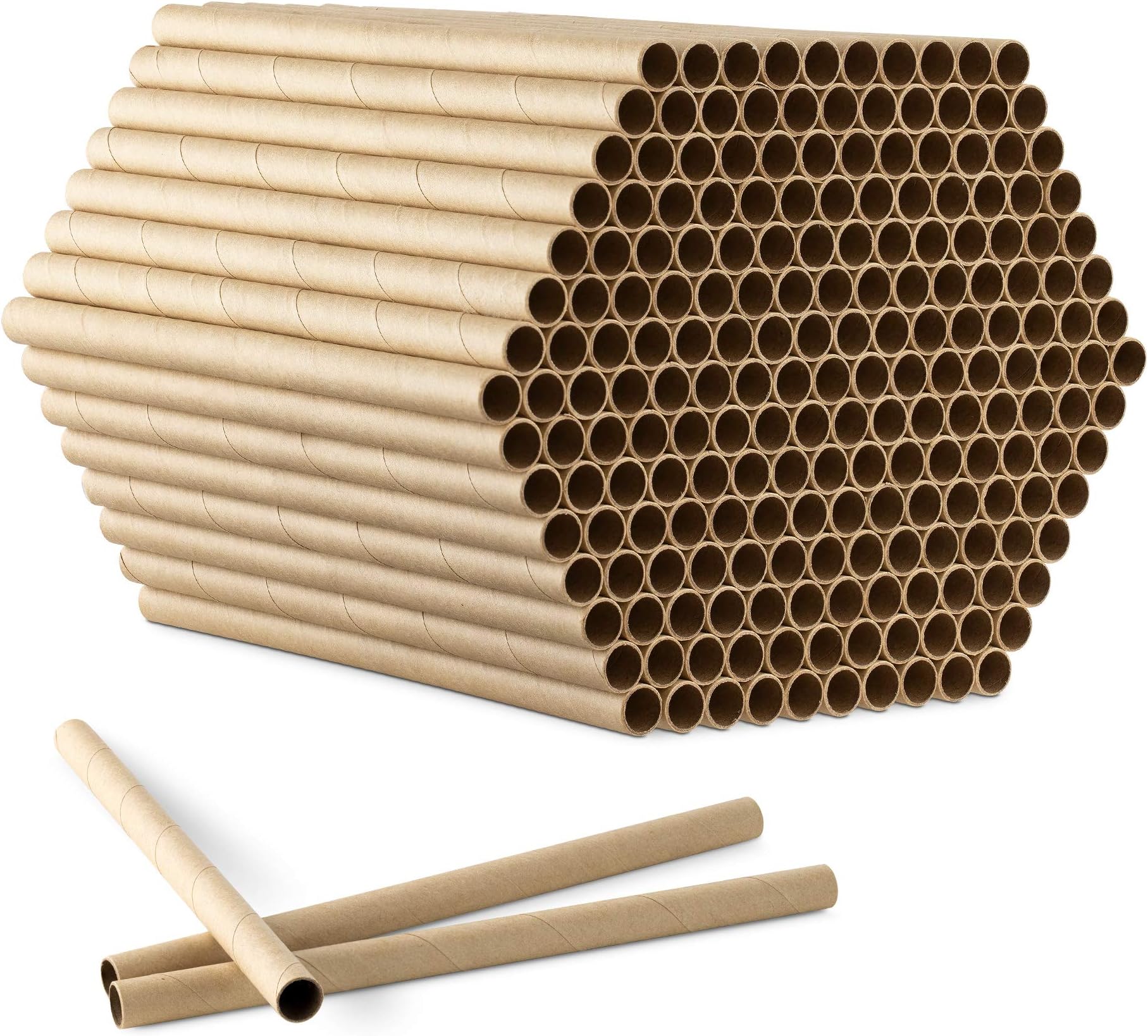 Amazon.com: Navaris Cardboard Bee Nesting Tubes (Pack of 200) - 6" Long ...