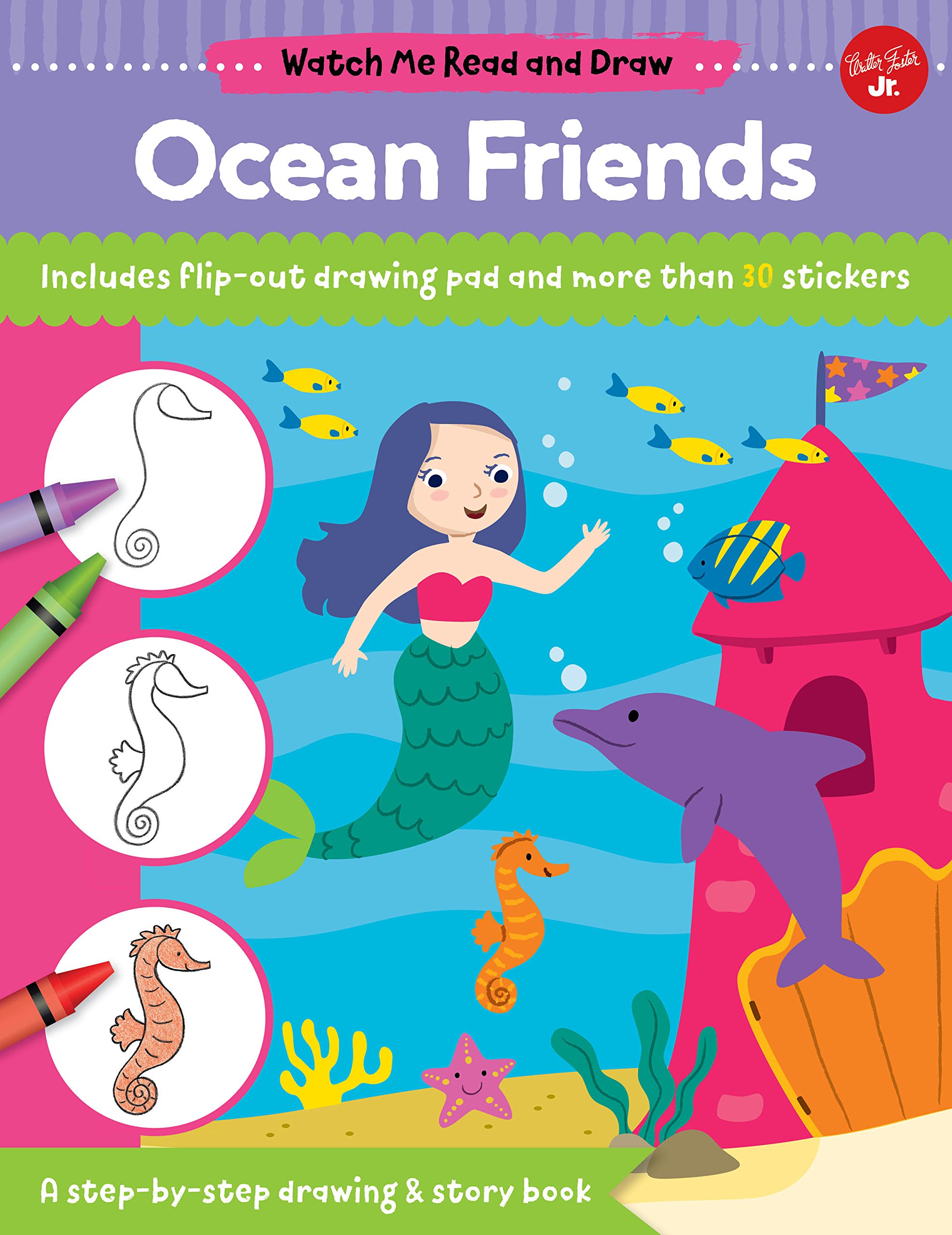 Watch Me Read and Draw: Ocean Friends: A step-by-step drawing & story ...