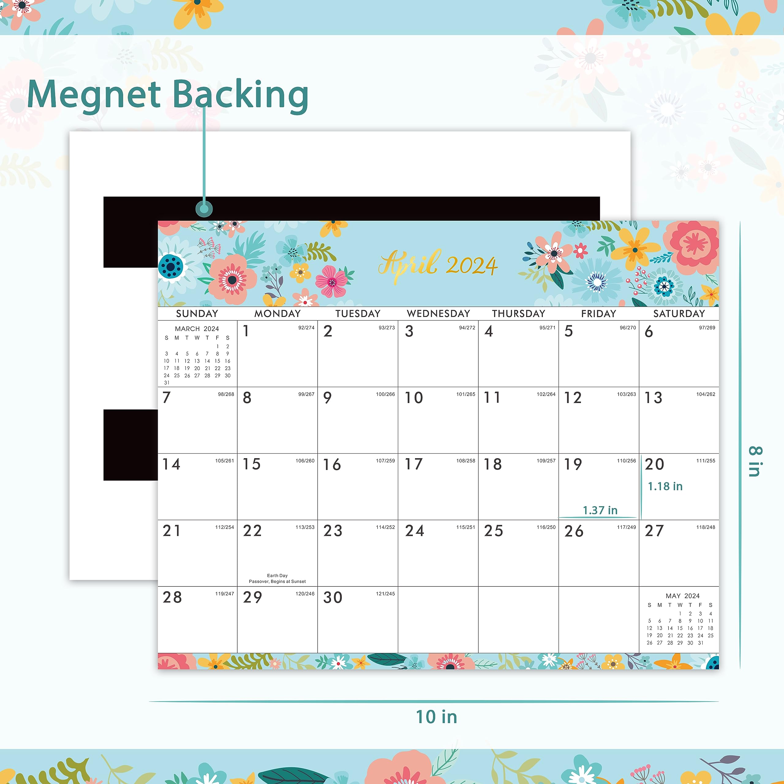 Snapklik.com : Magnetic Calendar 2024 - Magnetic Calendar For Fridge ...