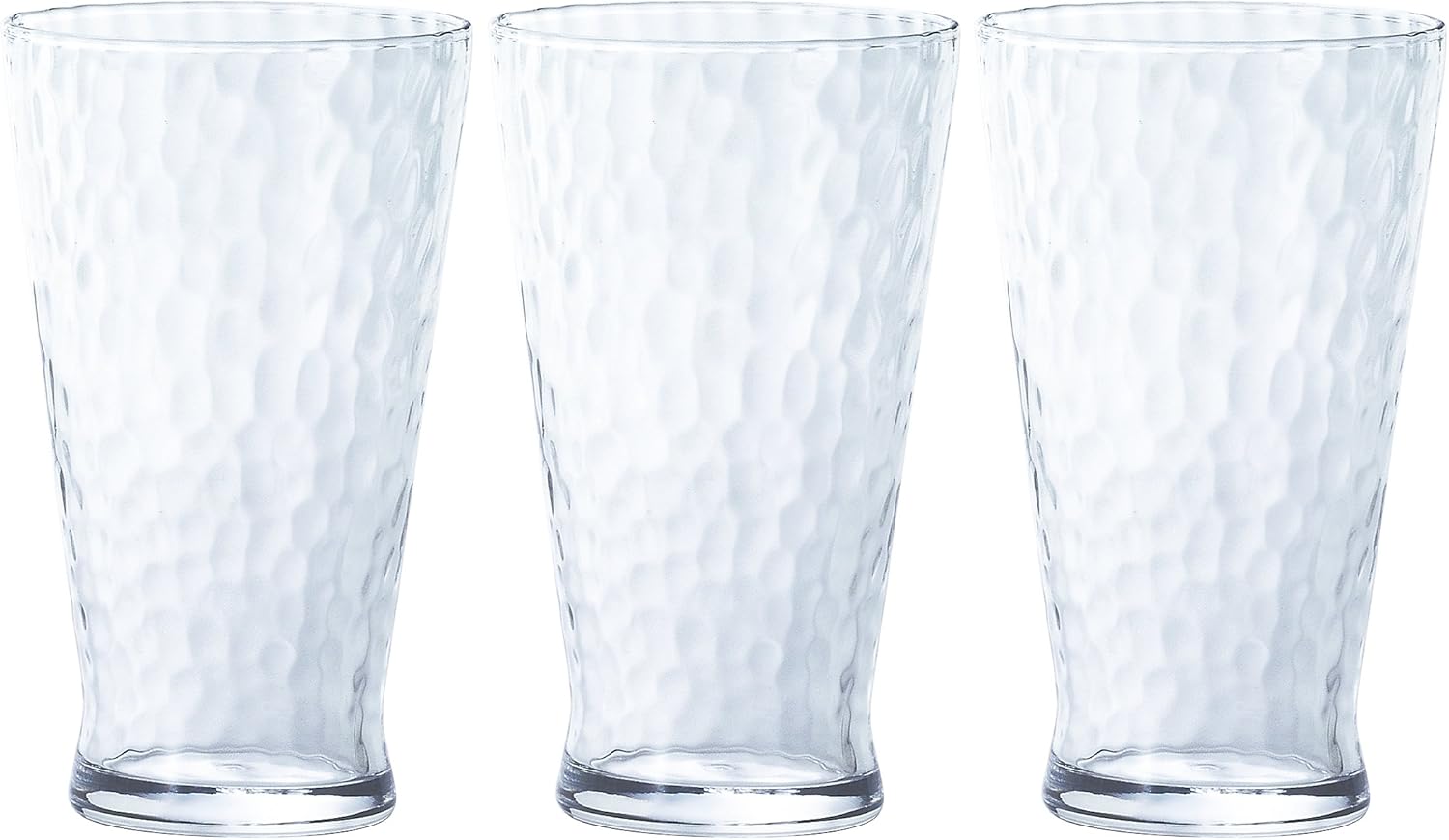 Amazon.co.jp: アデリア(ADERIA) グラス コップ タンブラー ダンク ビッグタンブラー 385ml 3個セット [槌目模様/食洗機対応] 日本製 B-6564 : ホーム＆キッチン