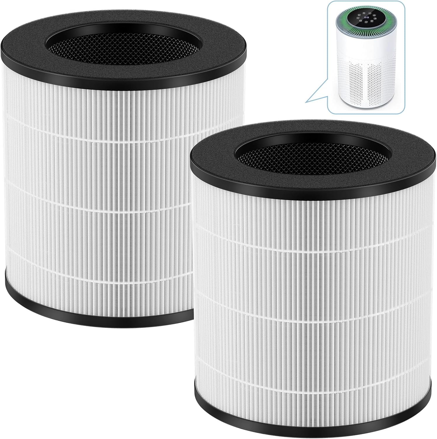 Amazon.com: 2 Pack A2 Replacement Filter Compatible with AMEIFU GDAP1W ...