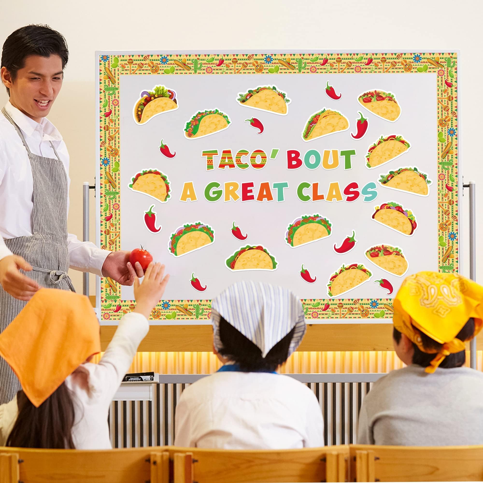 Snapklik.com : Summer Bulletin Board Cutouts - 116Pcs Mexican Taco Bout ...