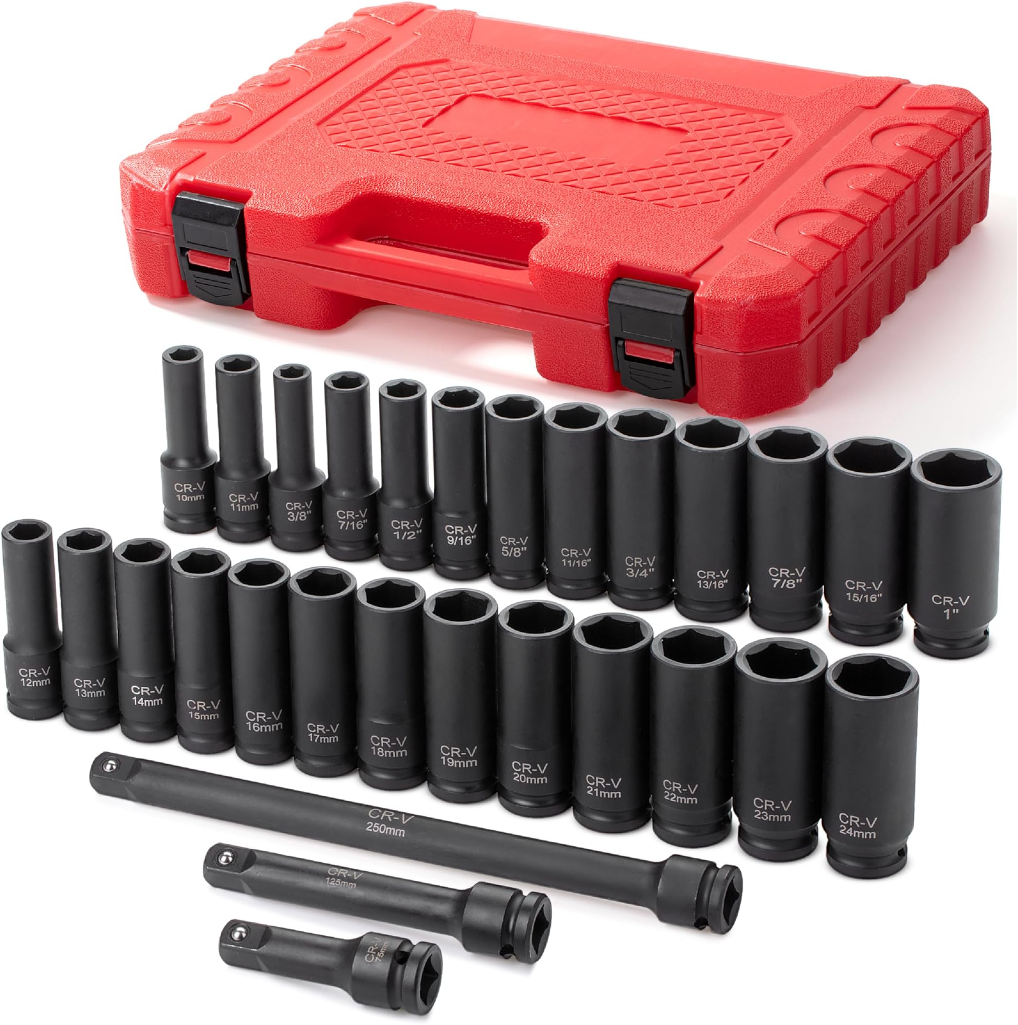 Amazon.com: Fits ICON 1/2 in. Drive Professional Deep Impact Socket Set ...