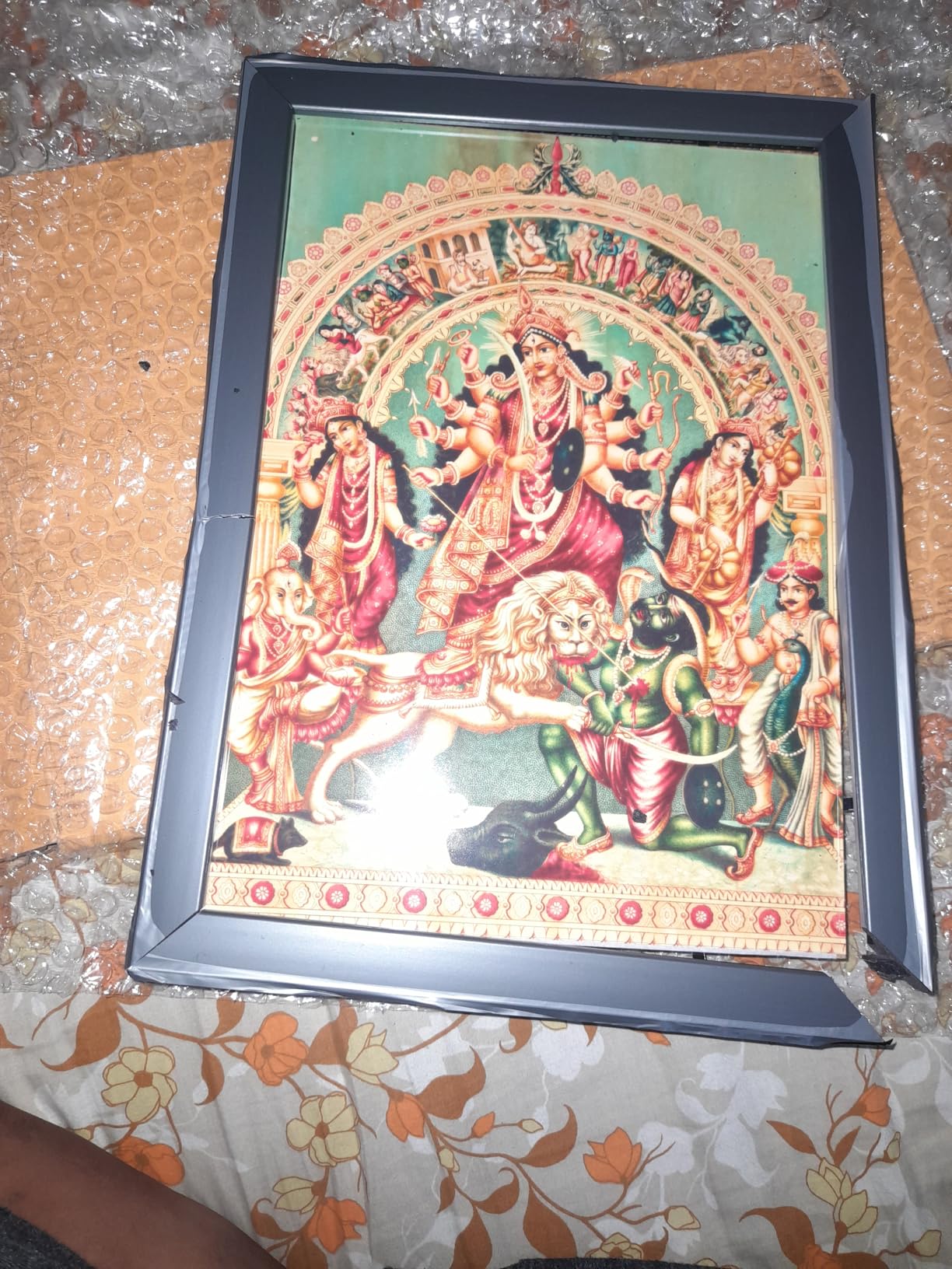 Kagaz Kala - Vintage Art Prints - Hindu God Photos with Frames For ...