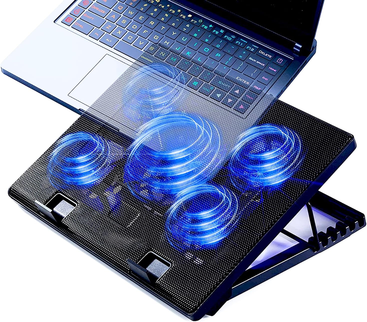 Amazon.com: AICHESON S035 Laptop Cooling Pad and Portable Laptop Cooler ...