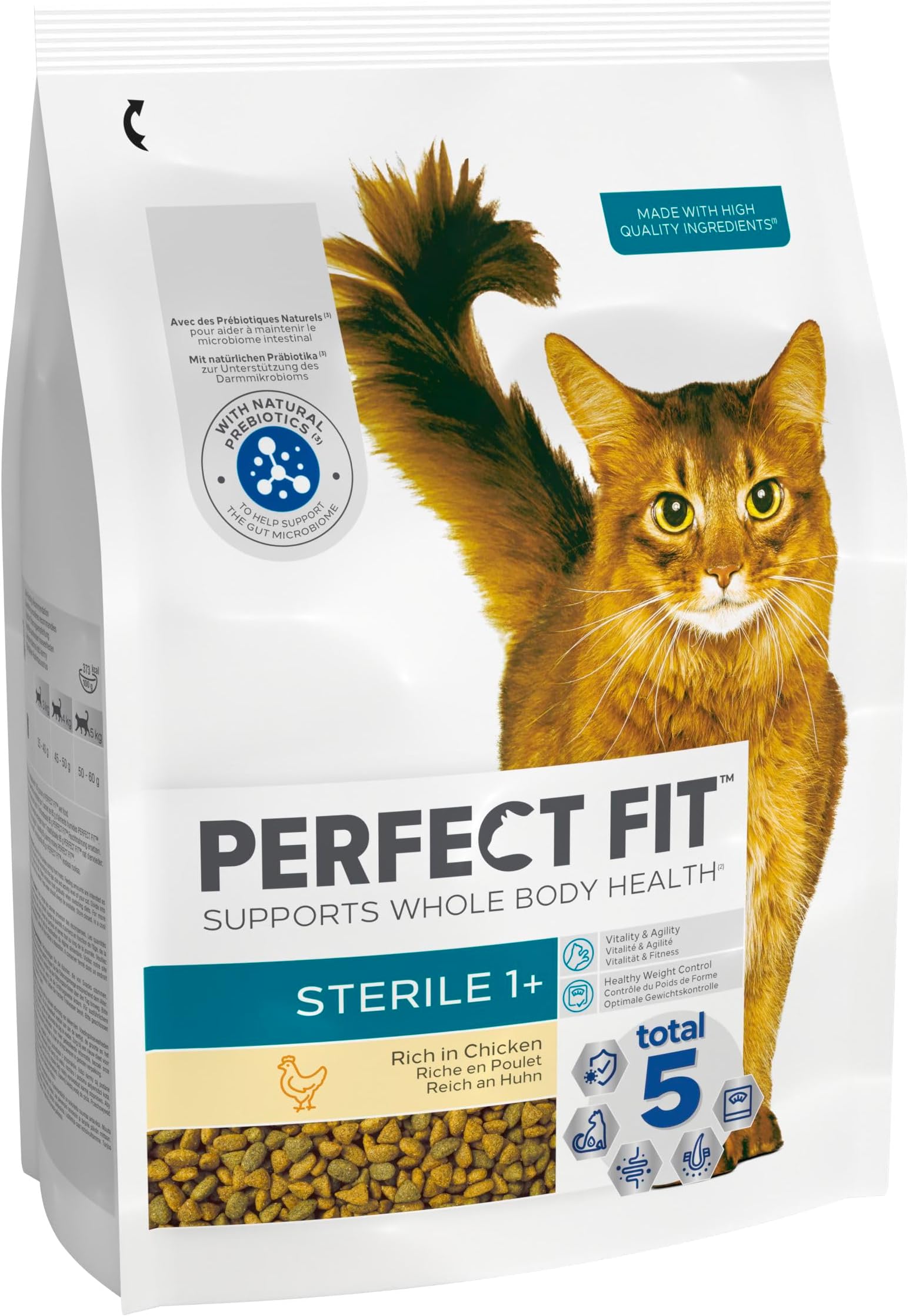 PERFECT FIT Cat Complete Dry Adult Sterile with Chicken 2.8kg : Amazon ...