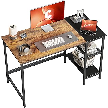 Amazon.com: Amazon Basics Classic Home Office Computer Desk with ...