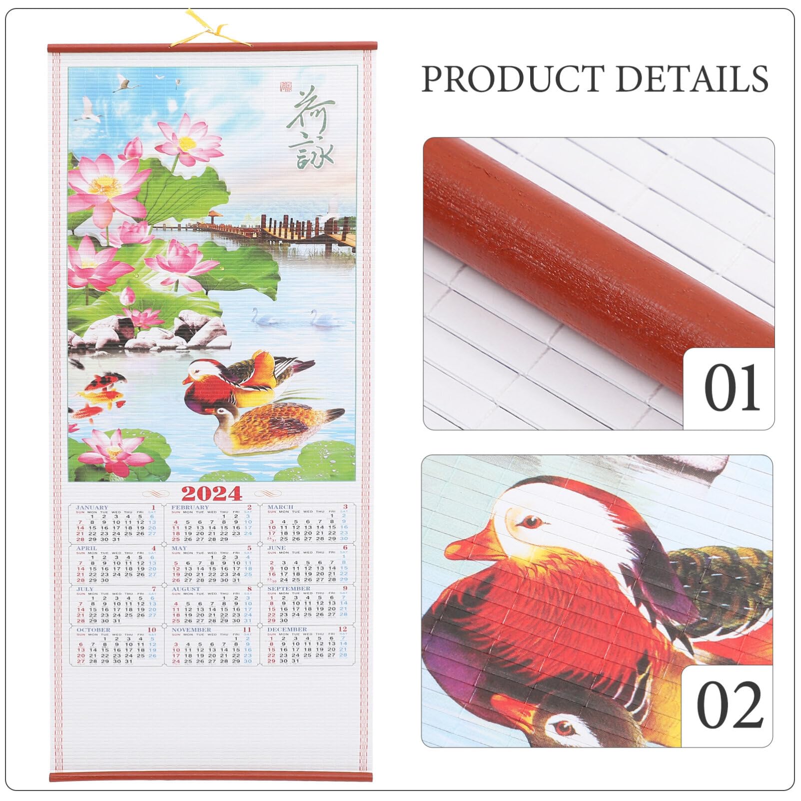 Snapklik.com : 2024 Chinese Wall Calendar 2024 Chinese Wall Scroll ...