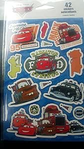 Amazon.com: Disney Pixar Cars Sticker Pack, Pack of 3 : Toys & Games