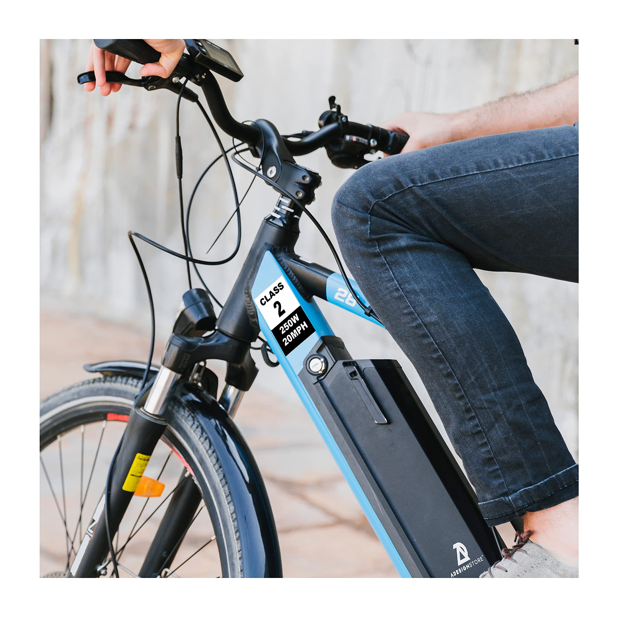 Electric Bicycle Frame Identification Class Number Stickers Decals ...