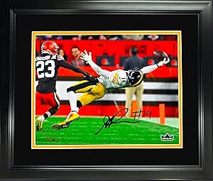 Amazon.com: Framed George Pickens Facsimile Laser Engraved Signature ...