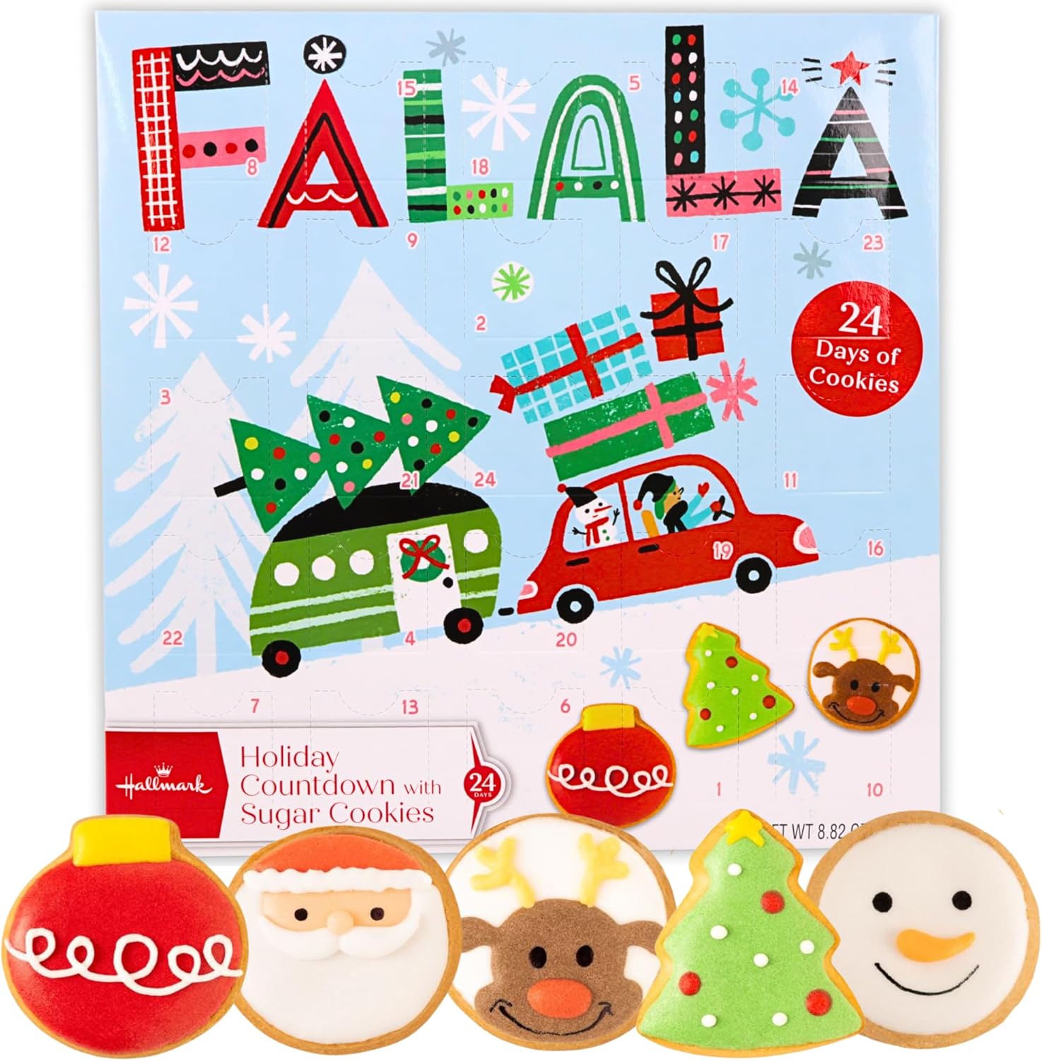 Amazon.com: Galerie Sugar Cookie Advent Calendar 2025, Hallmark ...