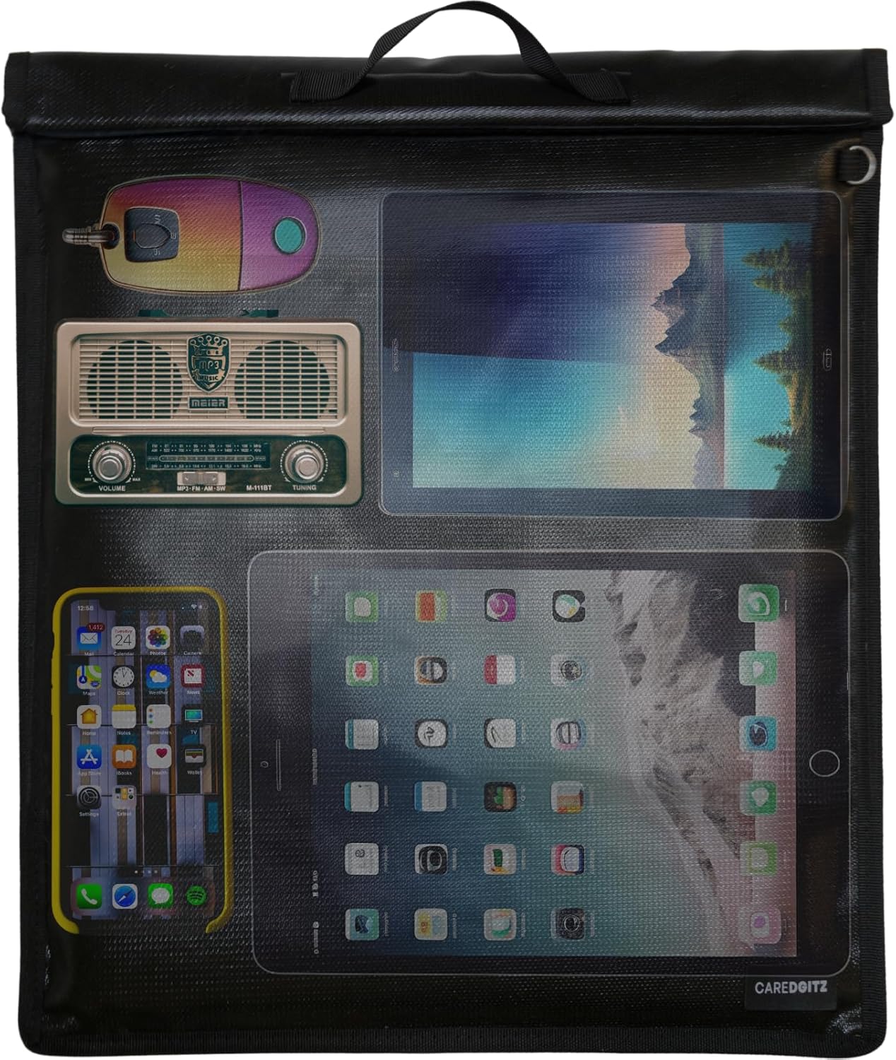 Amazon.com : Caredgitz Extra Large Faraday Bag for Laptops 20"x15 ...