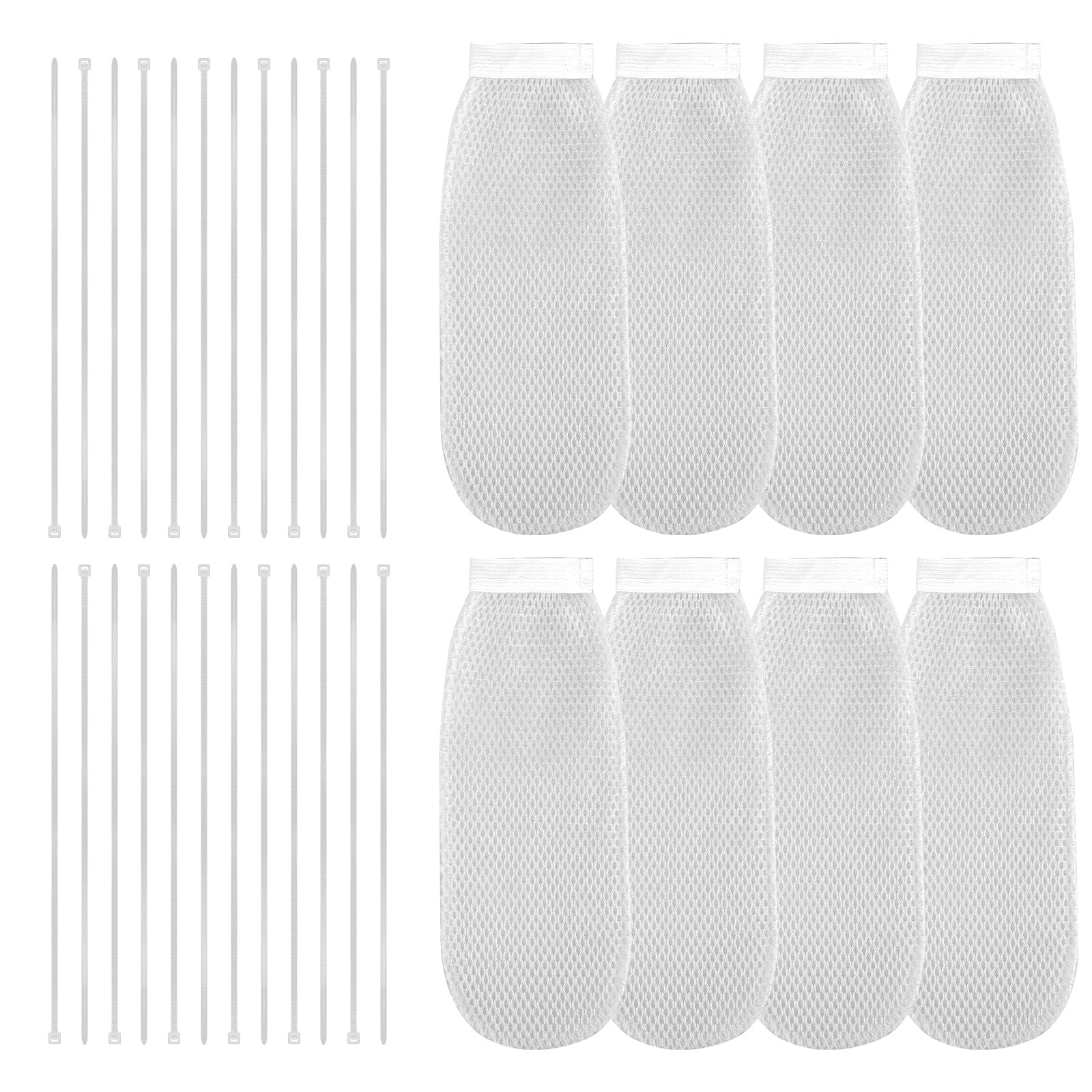 Amazon.com: XIHIRCD 8pcs Lint Traps for Washing Machine Hose & 24pcs ...