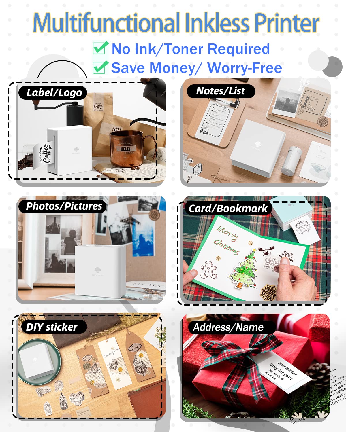 Snapklik.com : M02 Sticker Printer Machine - Study Buddy Printer, 2 ...