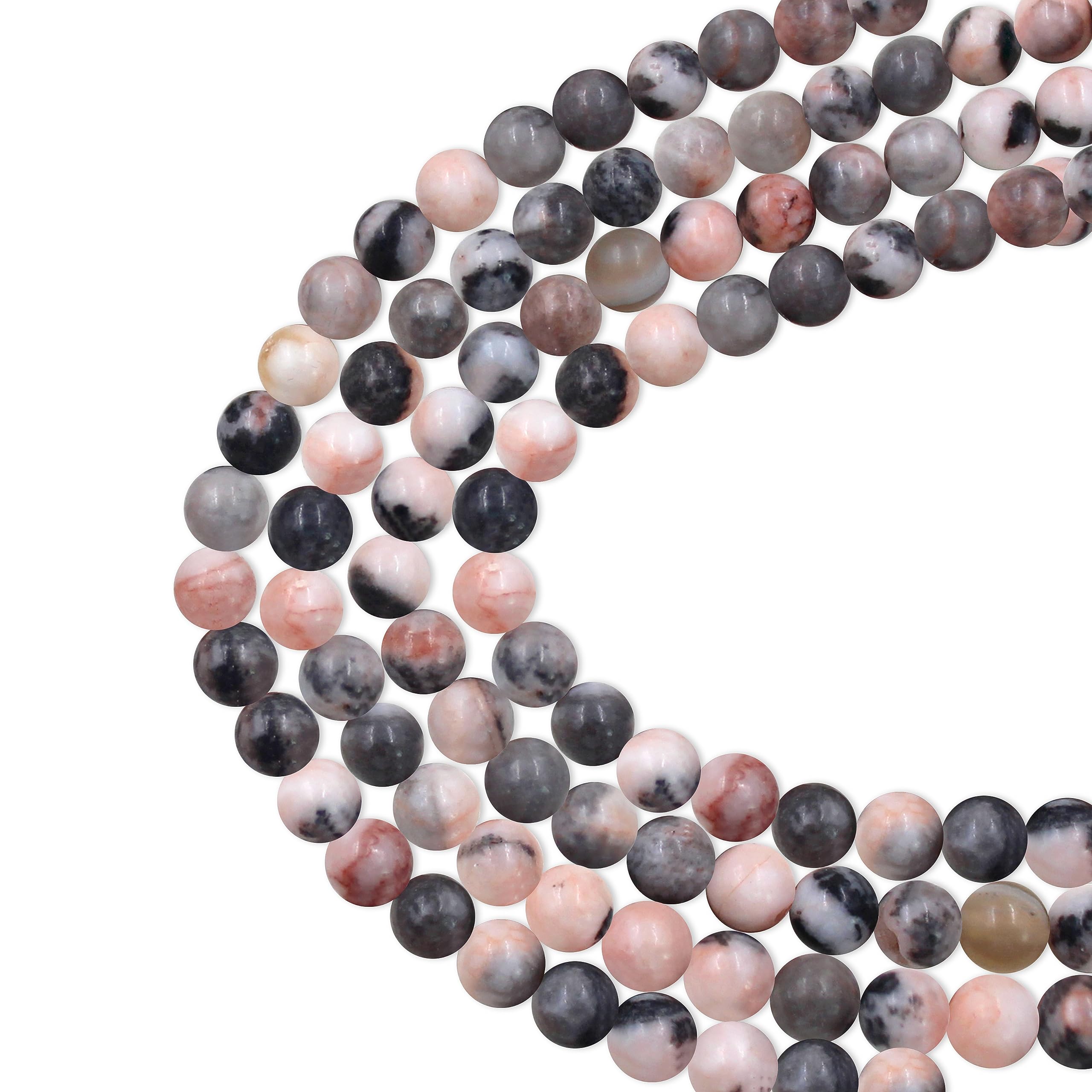 Snapklik.com : 100pcs Natural Stone Round Loose Beads DIY For Jewelry ...