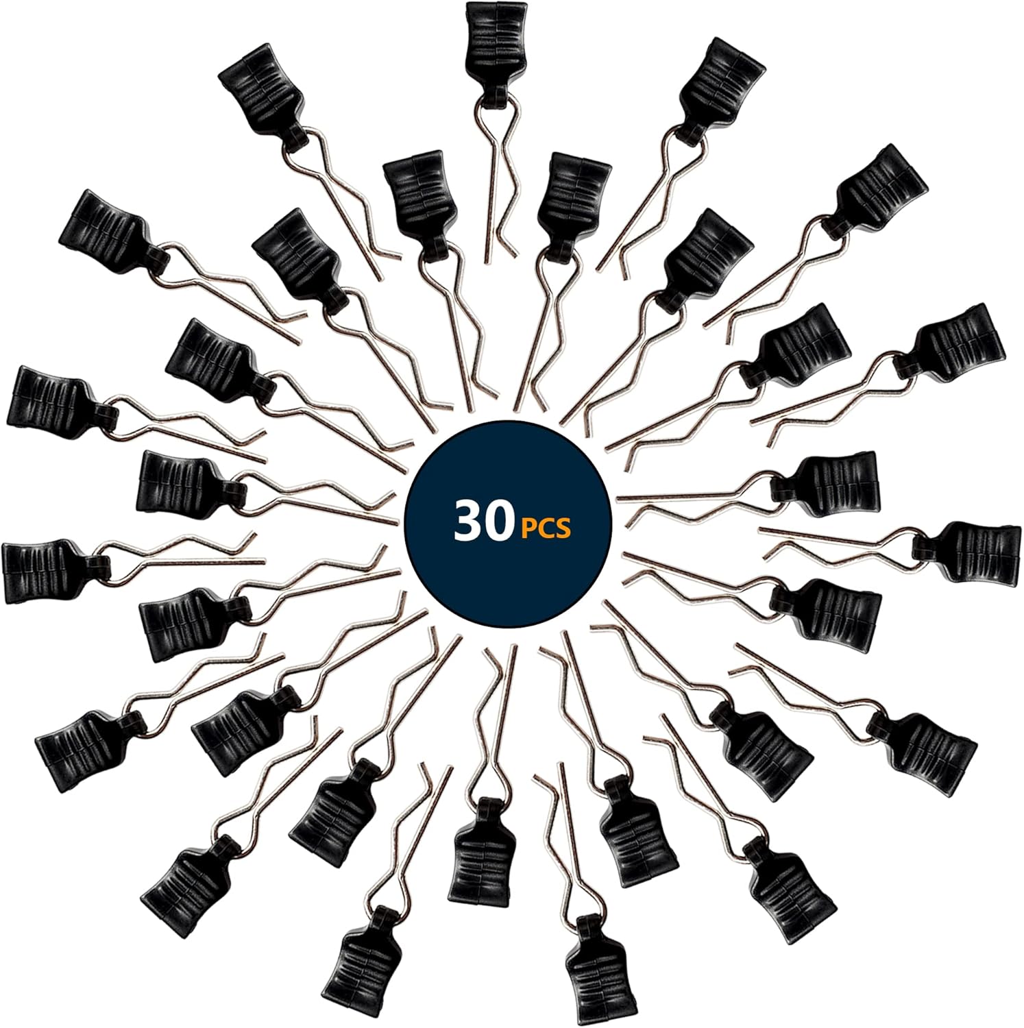 Amazon.com: GDOOL 30 Pieces 1mm Universal RC Body Clips with Pull Tabs ...