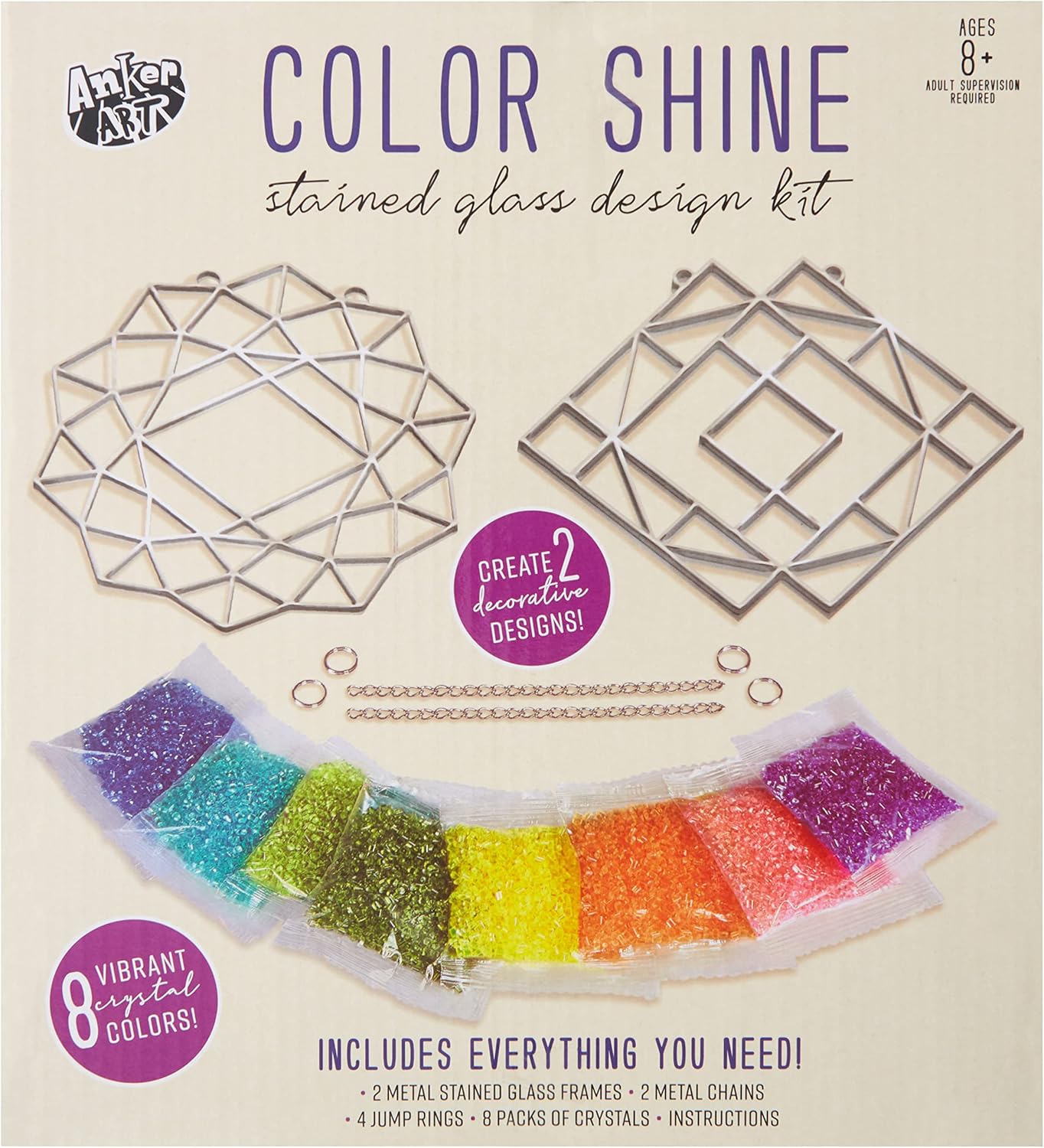 Amazon.com: Anker Play Products 450398/DOM Color Shine Stained Glass ...