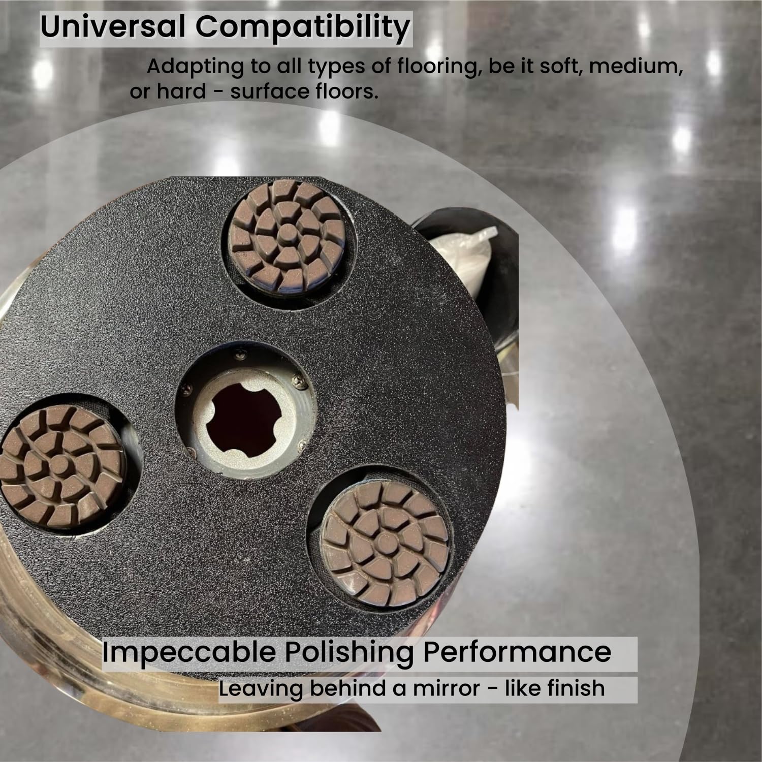 Snapklik.com : Concrete Floor Polishing Pucks Sharp Diamond Copper Bond ...