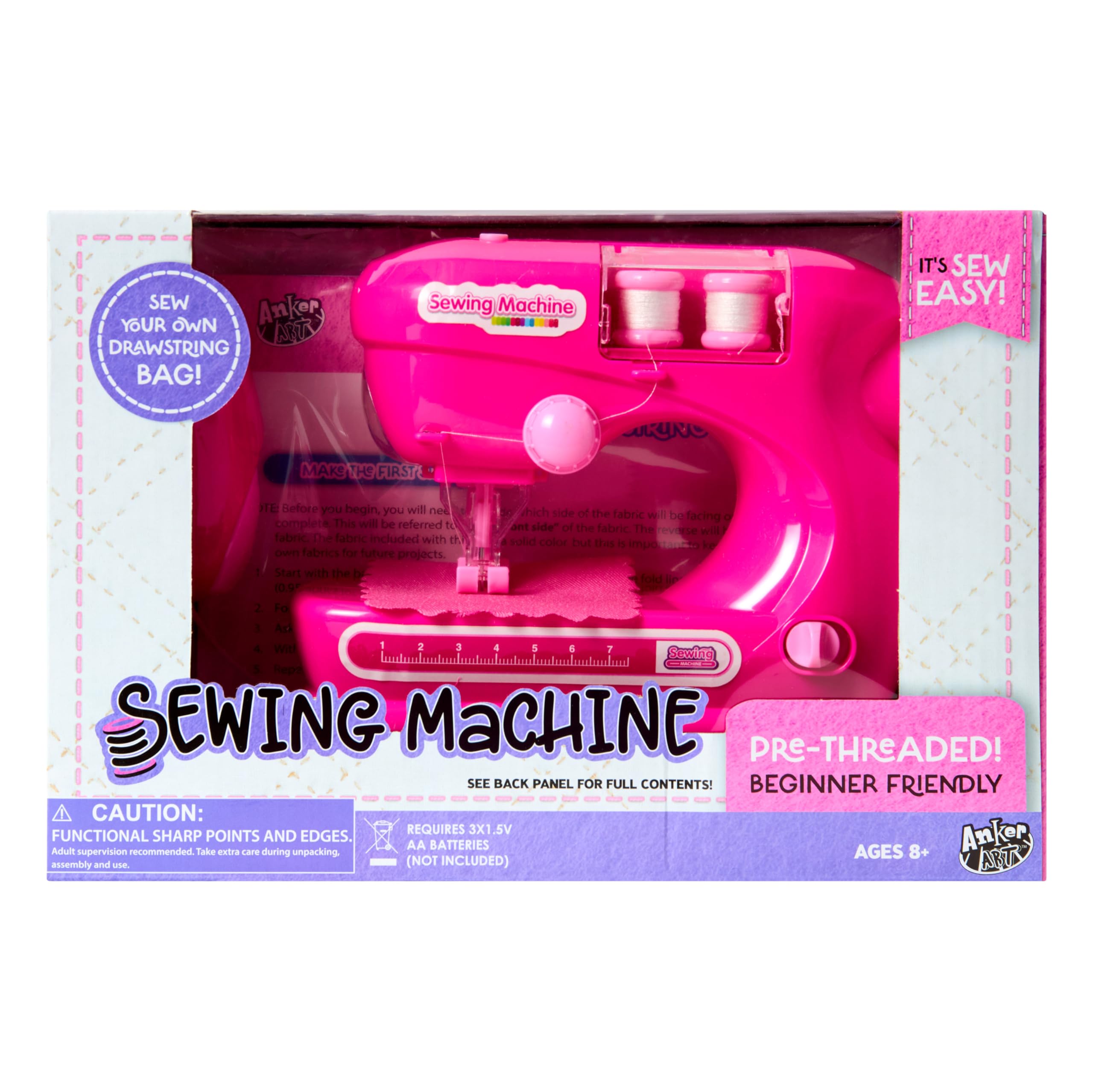 Amazon.com: Anker Play 500659/DOM Starter Sewing Machine for Kids with ...