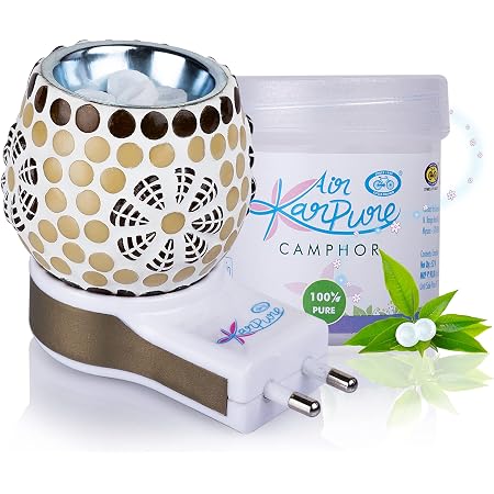 Cycle Karpure Camphor Premium Vapouriser with Pet jar Camphor Box (52 ...