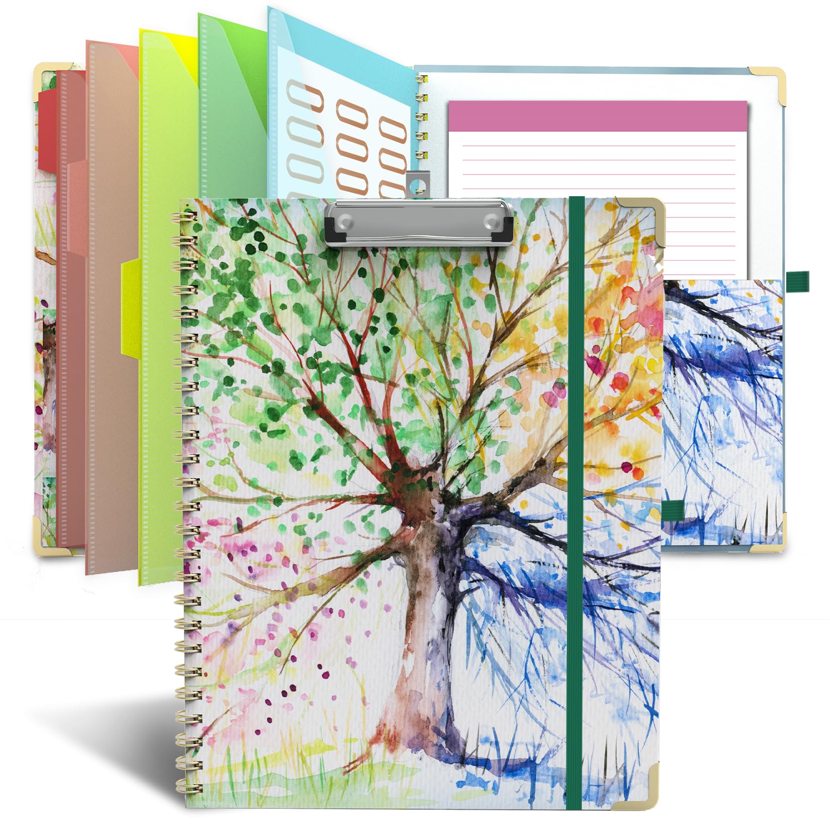 Amazon.com : Clipboard Folio with Notepad for Letter Size (11" x 8.5 ...