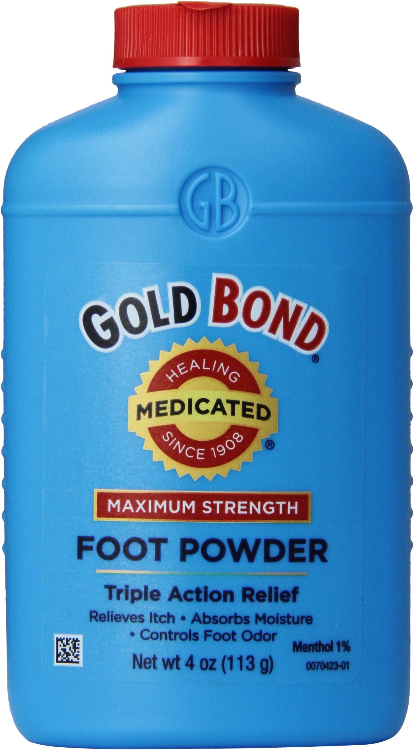 Amazon.com: Gold Bond Medicated Talc-Free Foot Powder 10 oz., Maximum ...