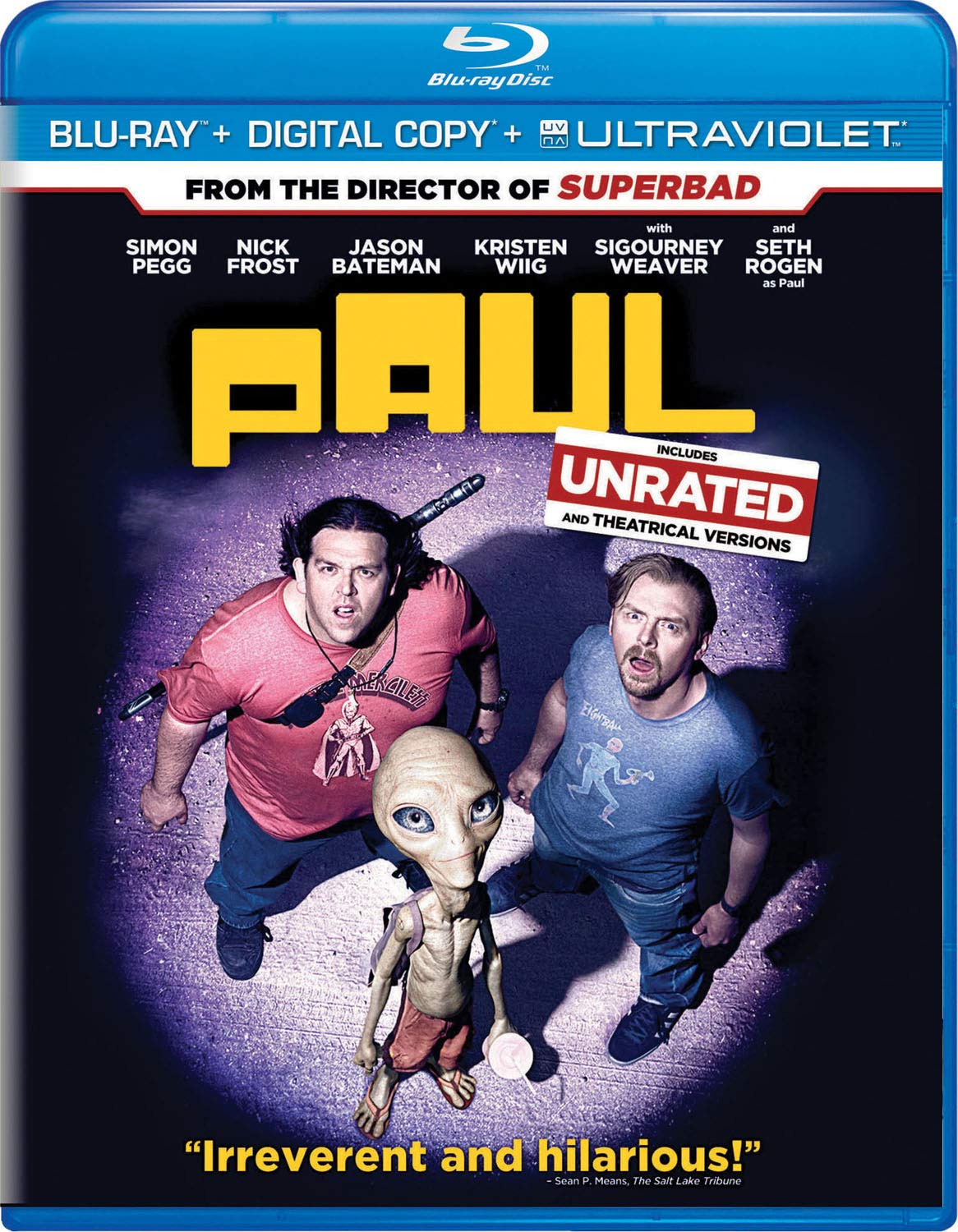 Amazon.com: Paul [Blu-ray] : Simon Pegg, Nick Frost, Seth Rogen, Jason ...