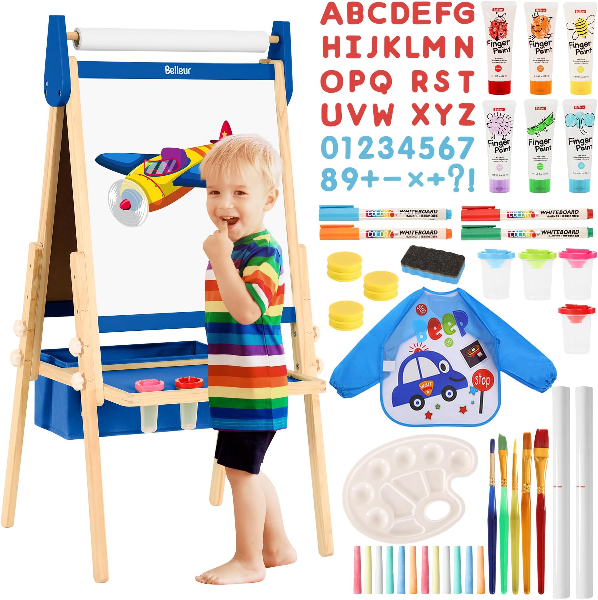 Amazon.com: Fat Brain Toys I'm an Artist! Ultimate Easel Set - Art ...