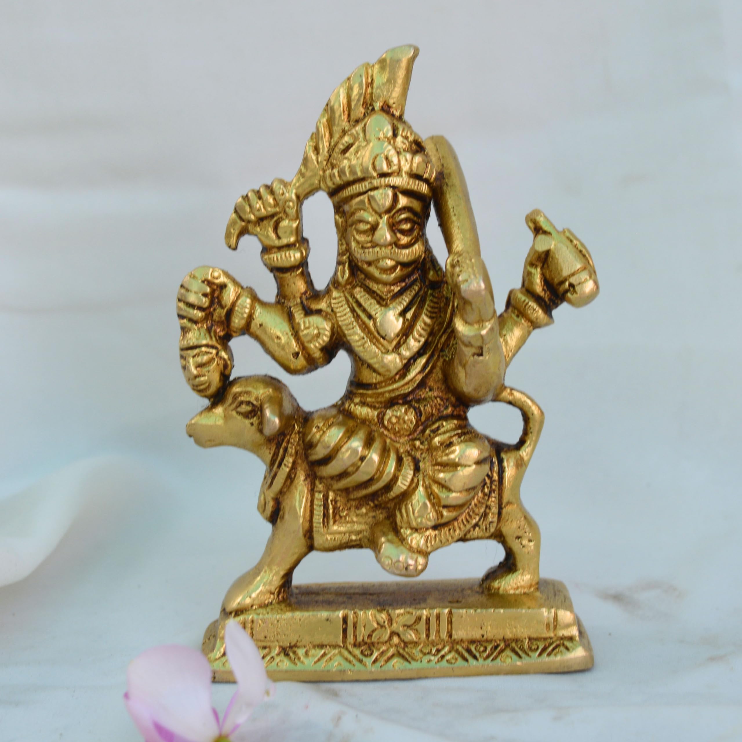 Buy Brass Kaal Bhairav Mahakal Bhairav God Religious Statue 4"inch ...