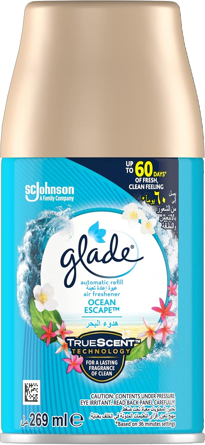 Glade Automatic Spray Refill Ocean Escape Air Freshener, For Up To 60 ...
