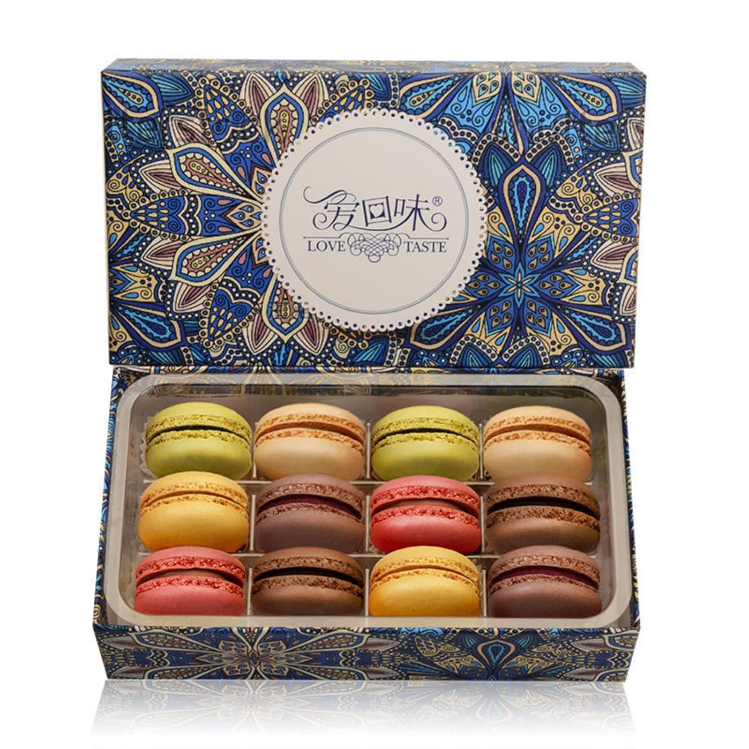 Amazon.com : French Macarons, Macaron Cookies Gift Box, Handcrafted ...