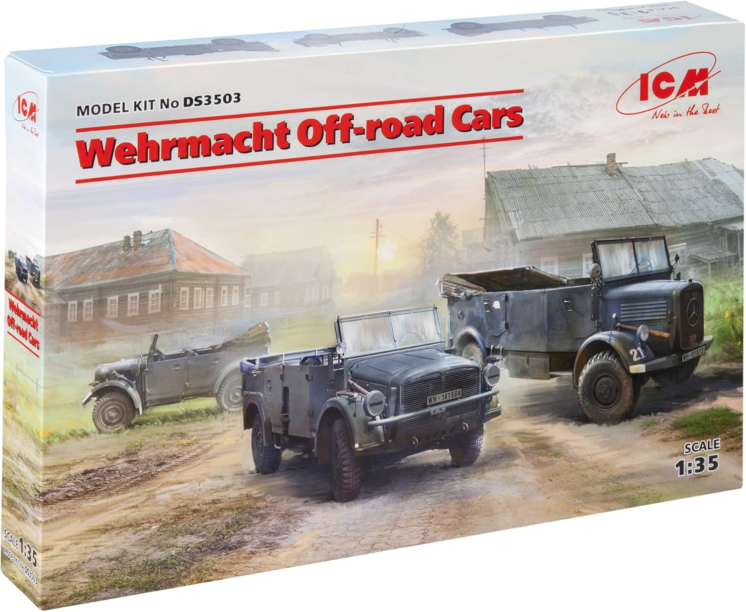 ICM Diorama 1:35 -Wehrmacht Off-road Cars : Amazon.co.uk: Toys & Games