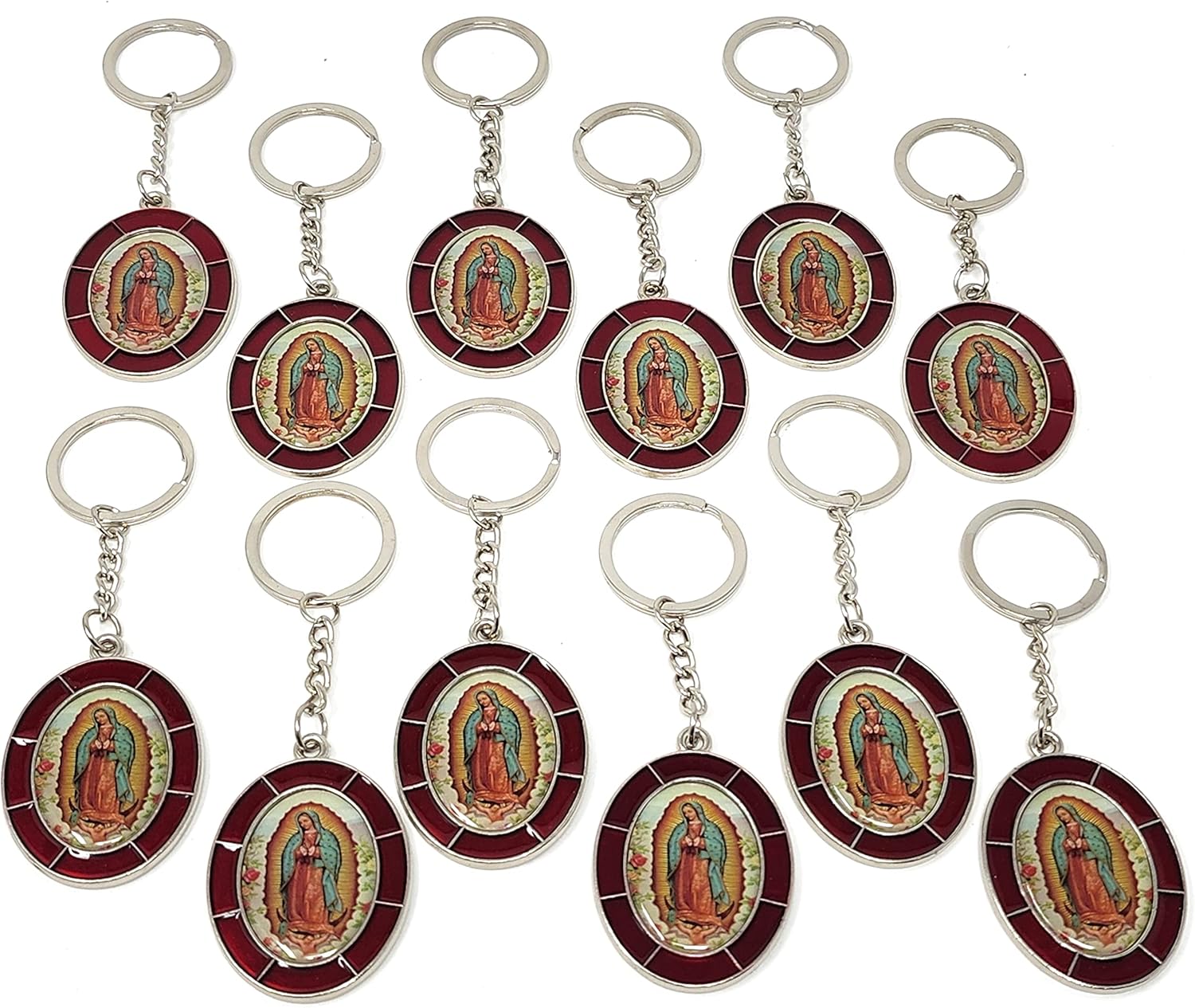 Amazon.com: Religious Virgin Mary Keychain for church Function party ...
