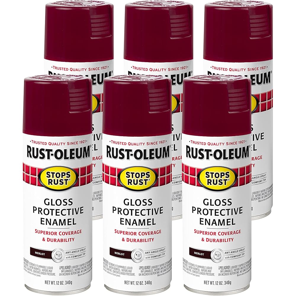 $14/mo - Finance Rust-Oleum 248567-6PK Stops Rust Spray Paint, 12 oz ...