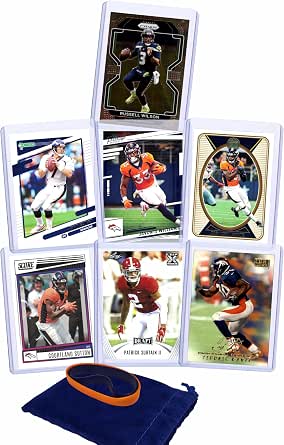 Amazon.com: Denver Broncos Cards: Russell Wilson, Javonte Williams ...