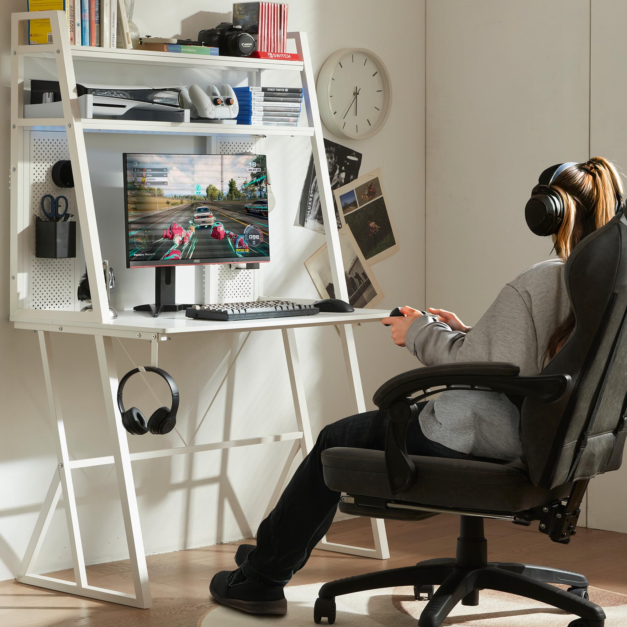Snapklik.com : Dowinx Tall Gaming Desk