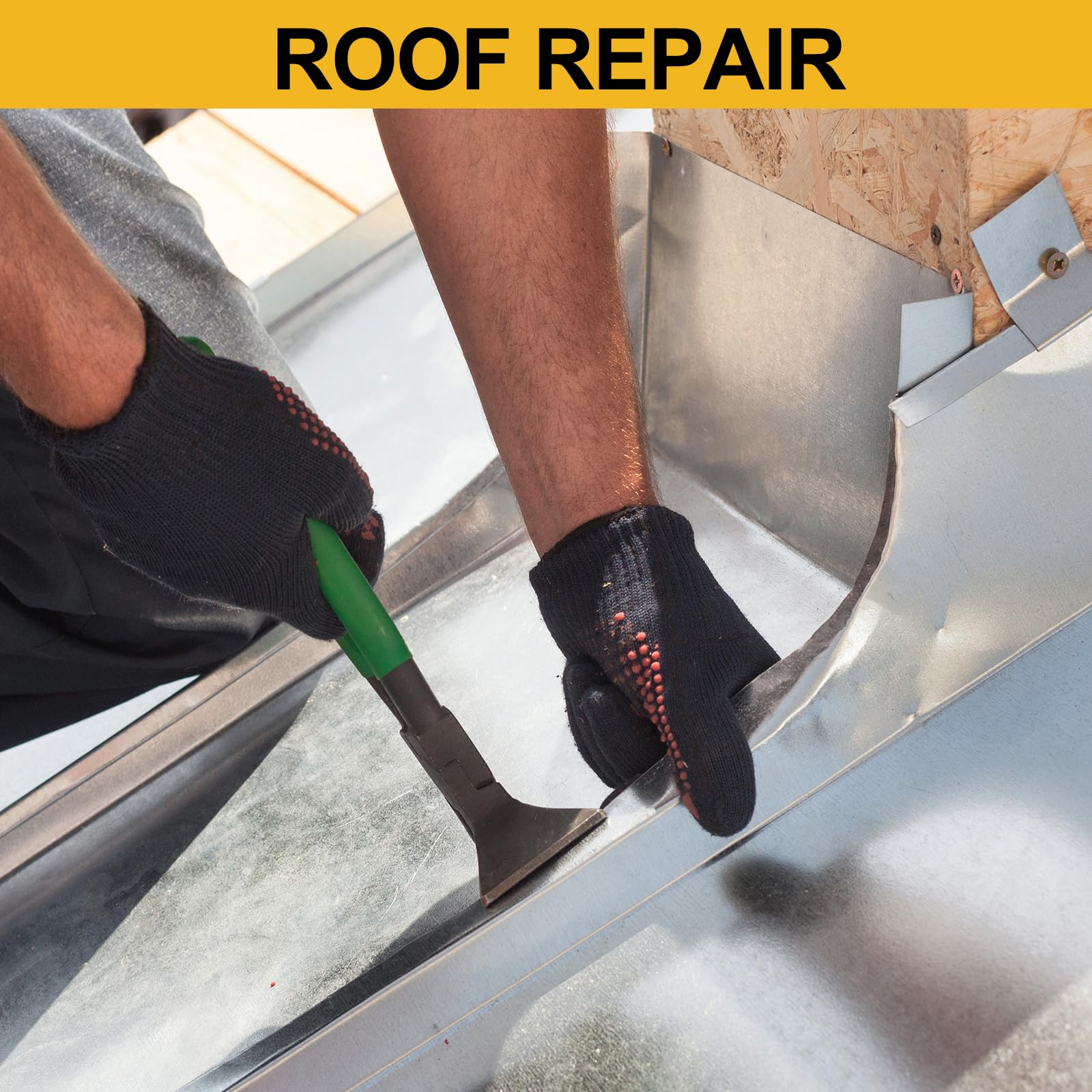 Snapklik.com : 10in X 50ft Aluminum Flashing, 0.2mm Waterproof Metal ...