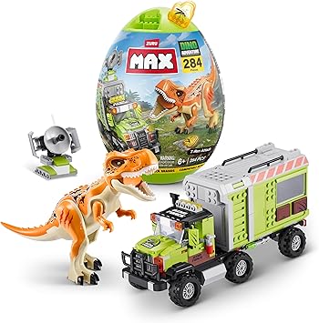 Amazon.com: ZURU MAX-Dino Adventure US-Series 1-Egg Capsule (284 pcs ...