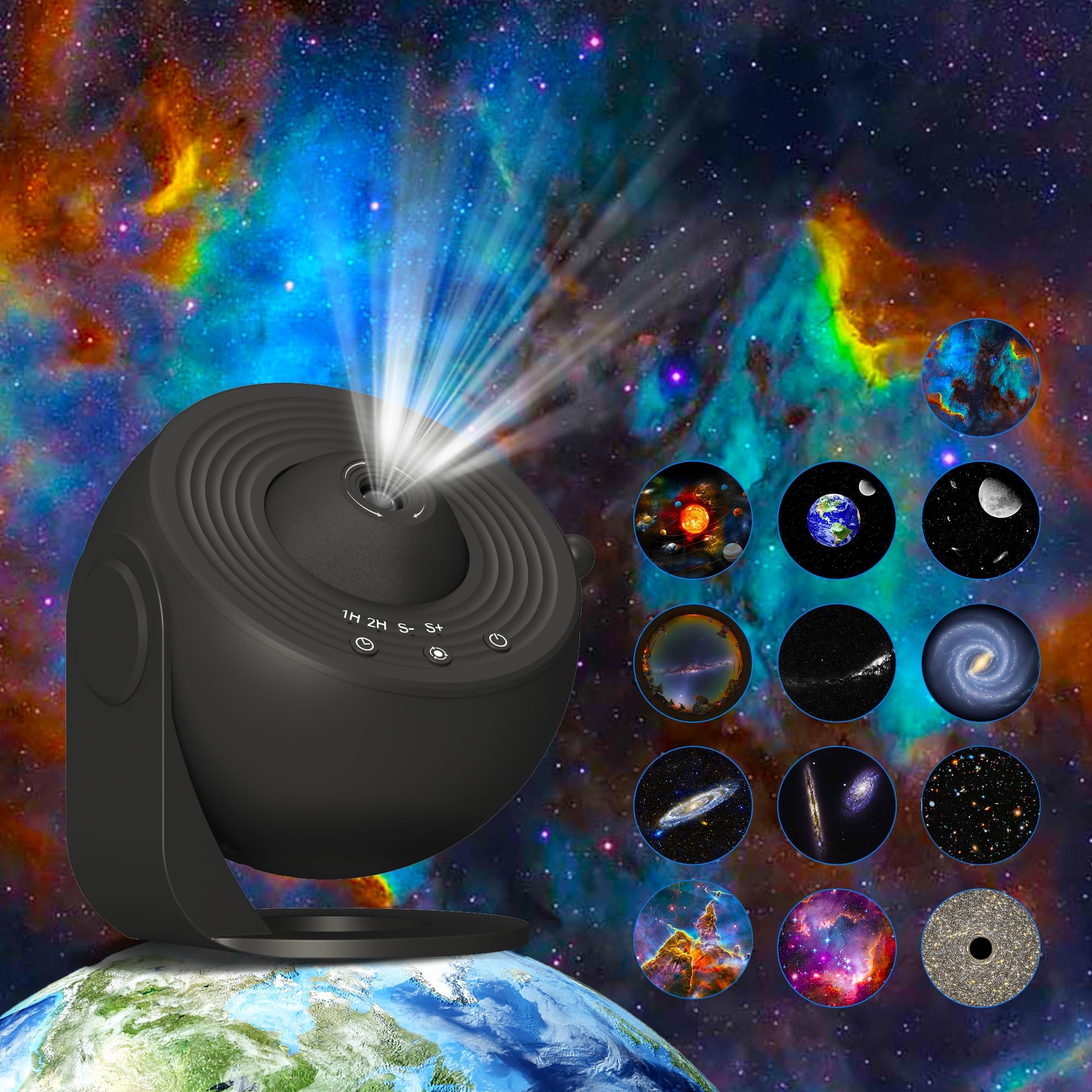 Galaxy Projector, 12 in 1 Planetarium Galaxy Star Projector for Bedroom ...