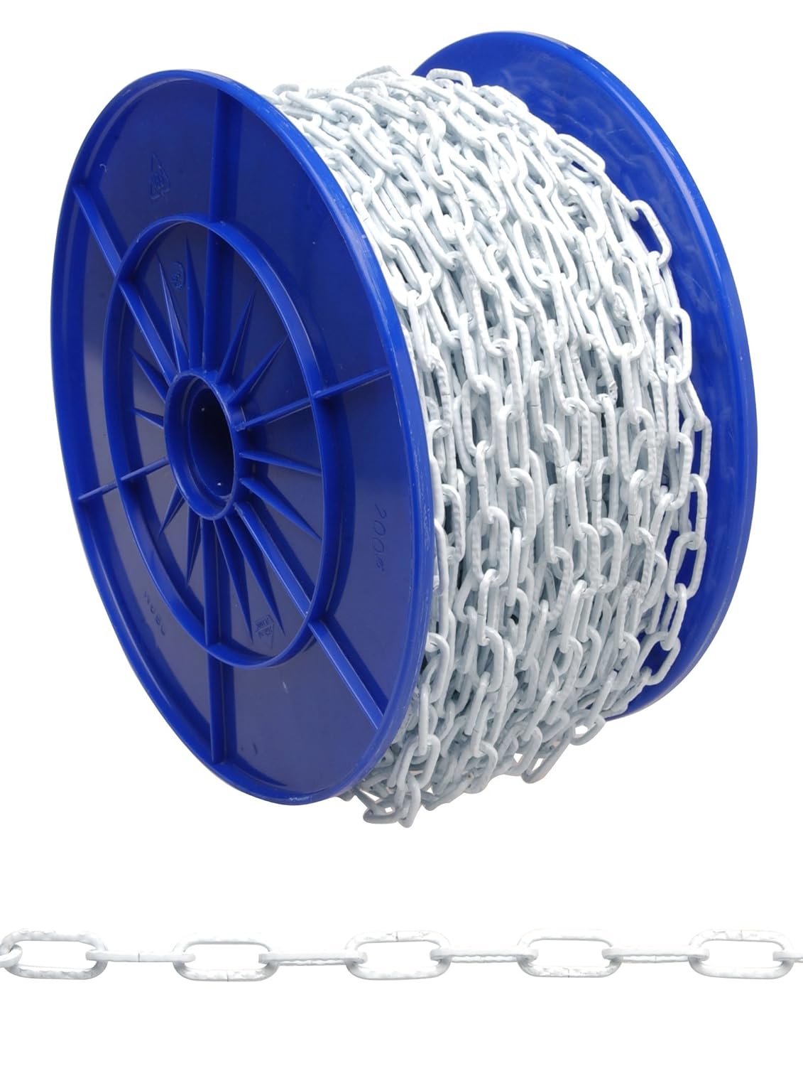 Campbell 0714087 Hobby/Craft Decorator Chain on Reel, Dimpled-White ...