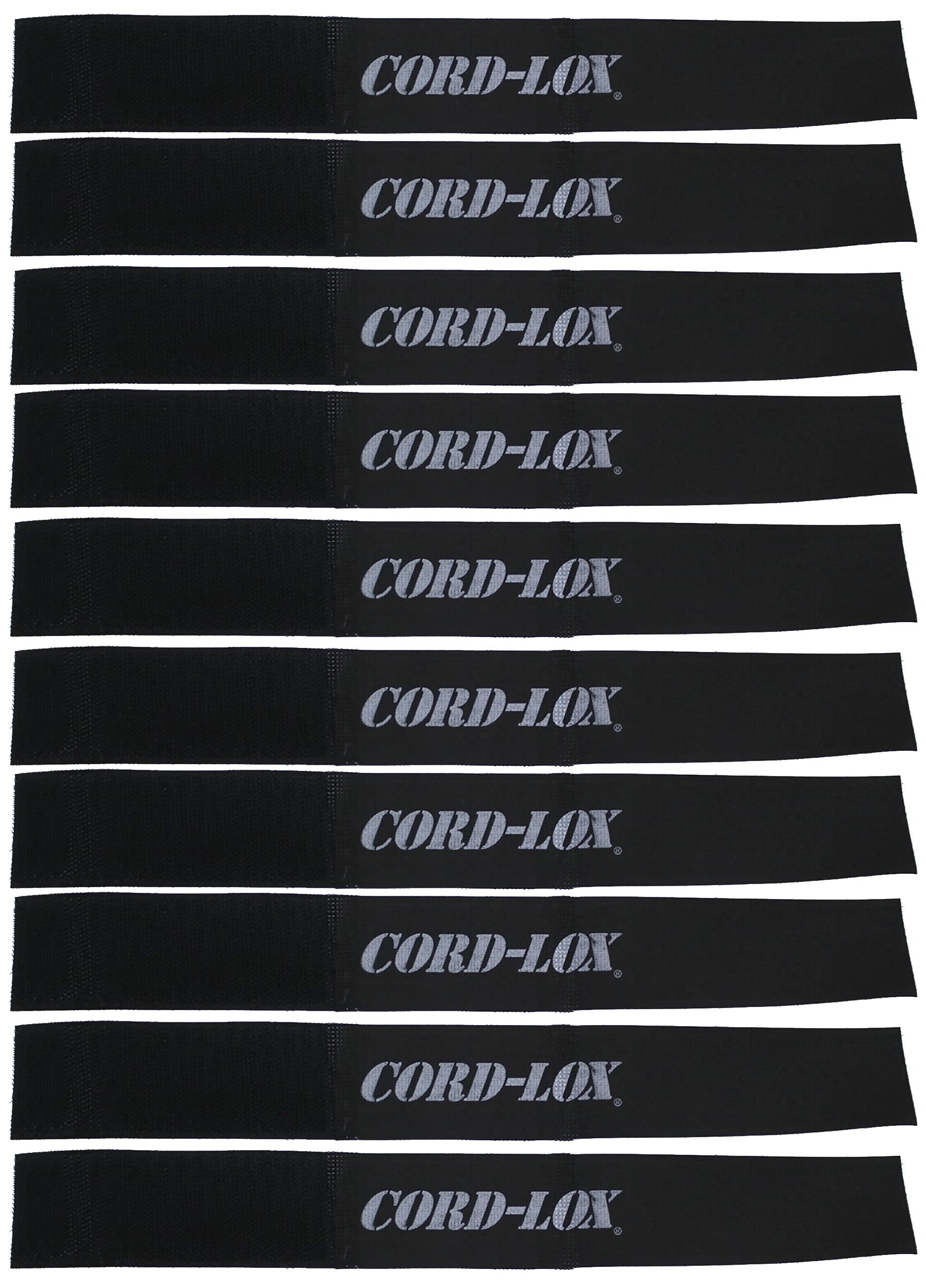 Amazon.com: Cord-Lox Closed-Loop Series Cable Ties - Reusable Cable ...