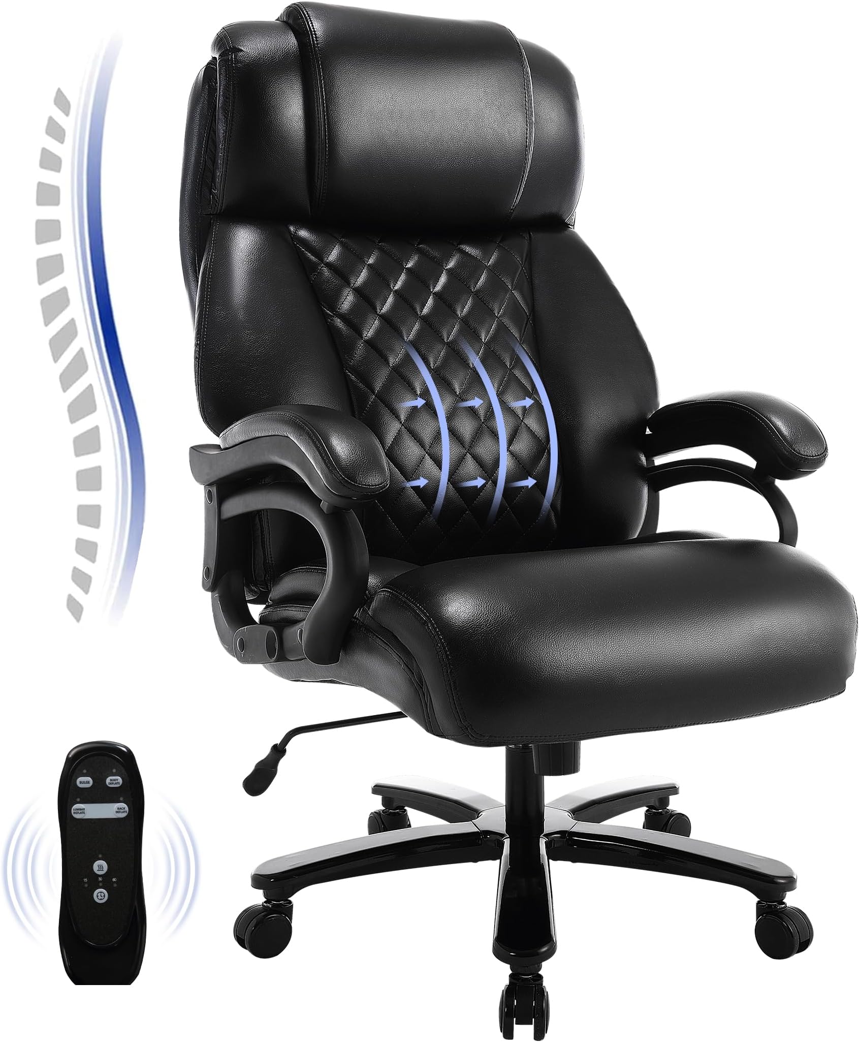 Amazon.com: GM Seating Rexx Executive Chair - Ergonomic Design, Lumbar ...