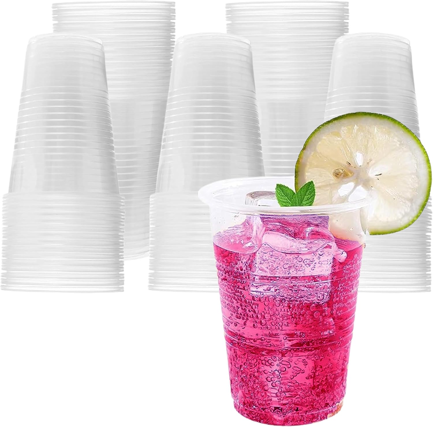 Amazon.com: Concession Essentials 9oz Translucent Thin Wall Plastic ...