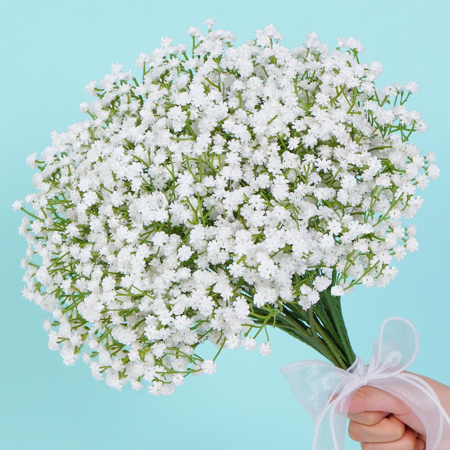 Amazon.com: Waipfaru 15Pcs Babys Breath Artificial Flowers, Baby Breath ...