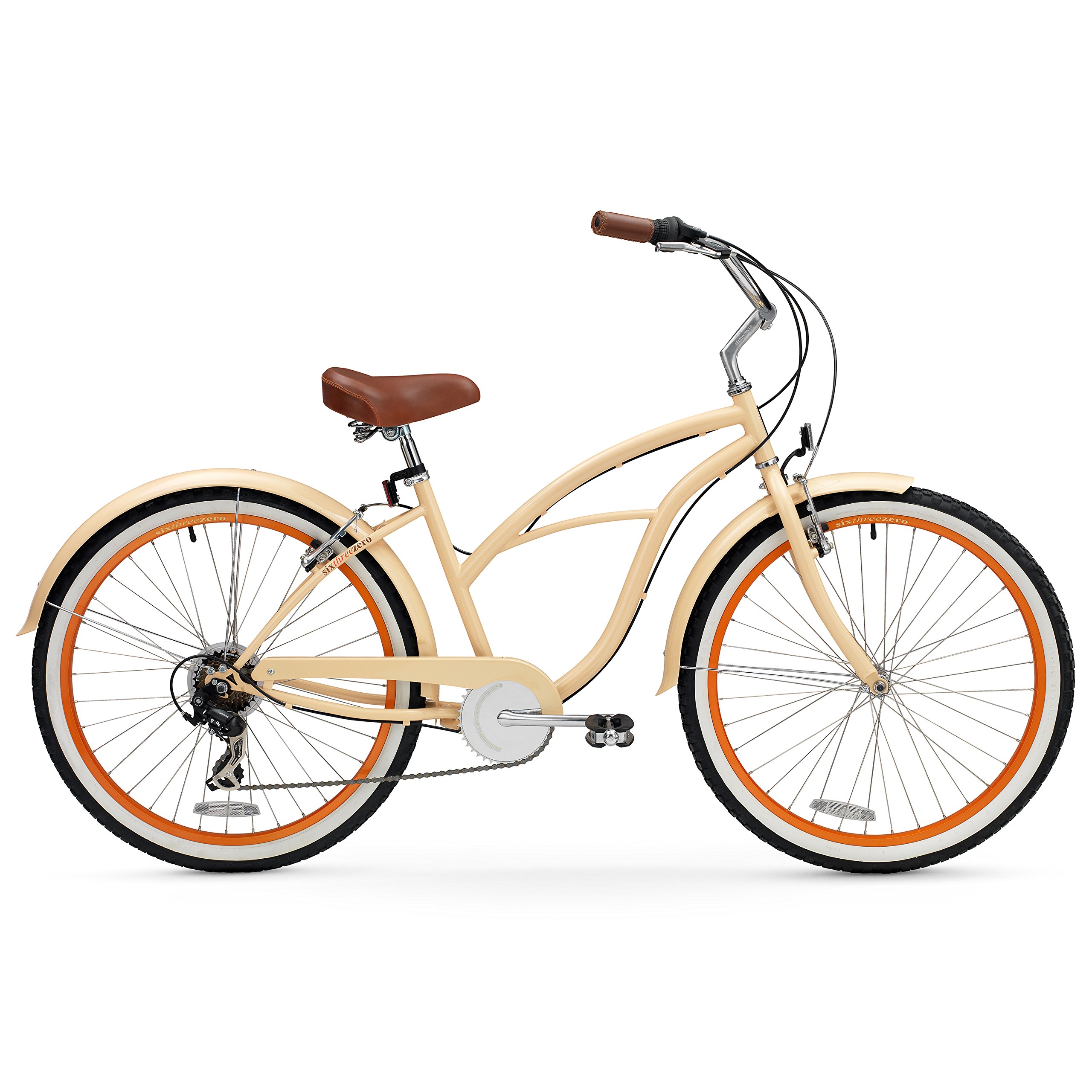 Snapklik.com : Sixthreezero Womens 7-Speed 26-Inch Beach Cruiser Bicycle