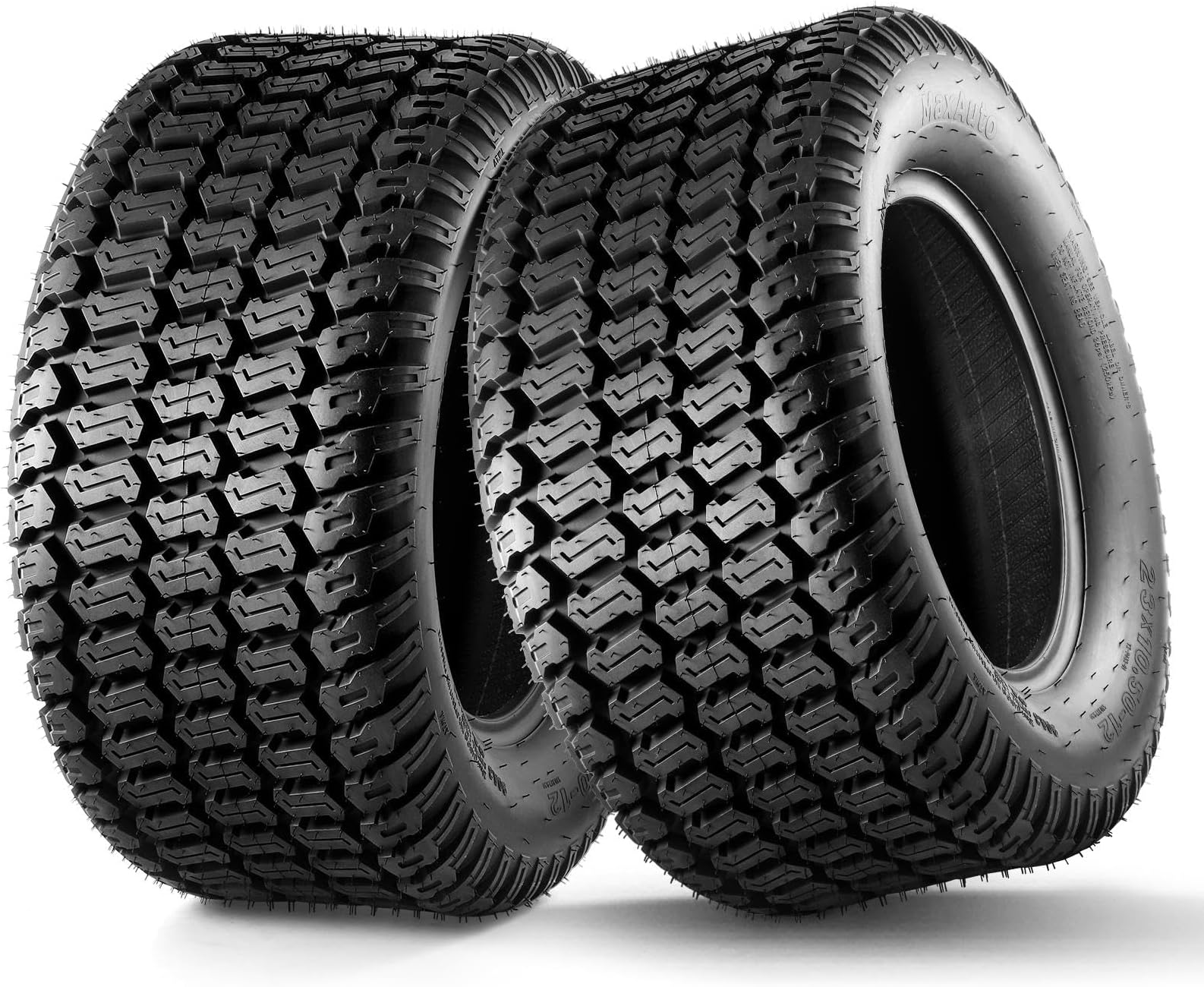 Amazon.com: MaxAuto 23x10.50-12 Lawn Mower Tire,23x10.50x12nhs Turf Saver Tire Replacement for ...
