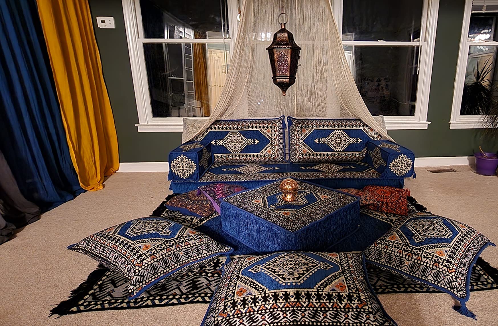 $19/mo - Finance Premium Arabic Sofa Set, Floor Cushions, Seating ...