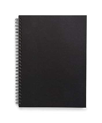 TRU RED Medium Soft Cover Ruled Notebook, Black TR54987: 0718103321358 ...