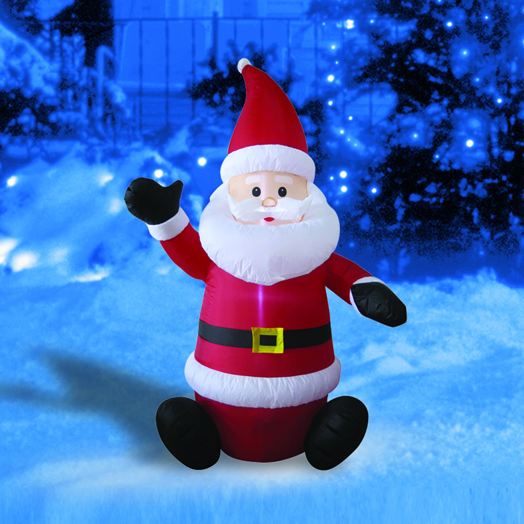 Brite Star 3.5 Foot Holiday Inflatable Brite Star 3.5ft Blue Hippo ...